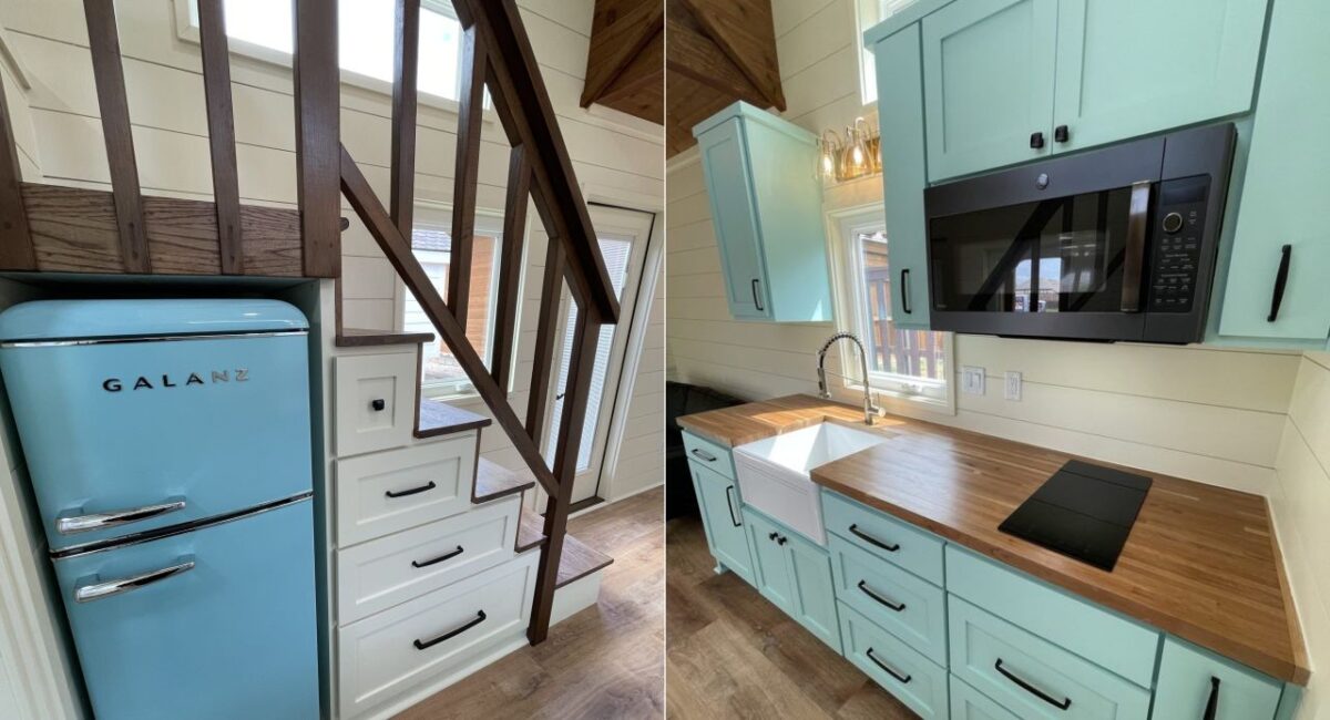 Firefly Tiny House Features Two Bedrooms and a Snug Bathroom