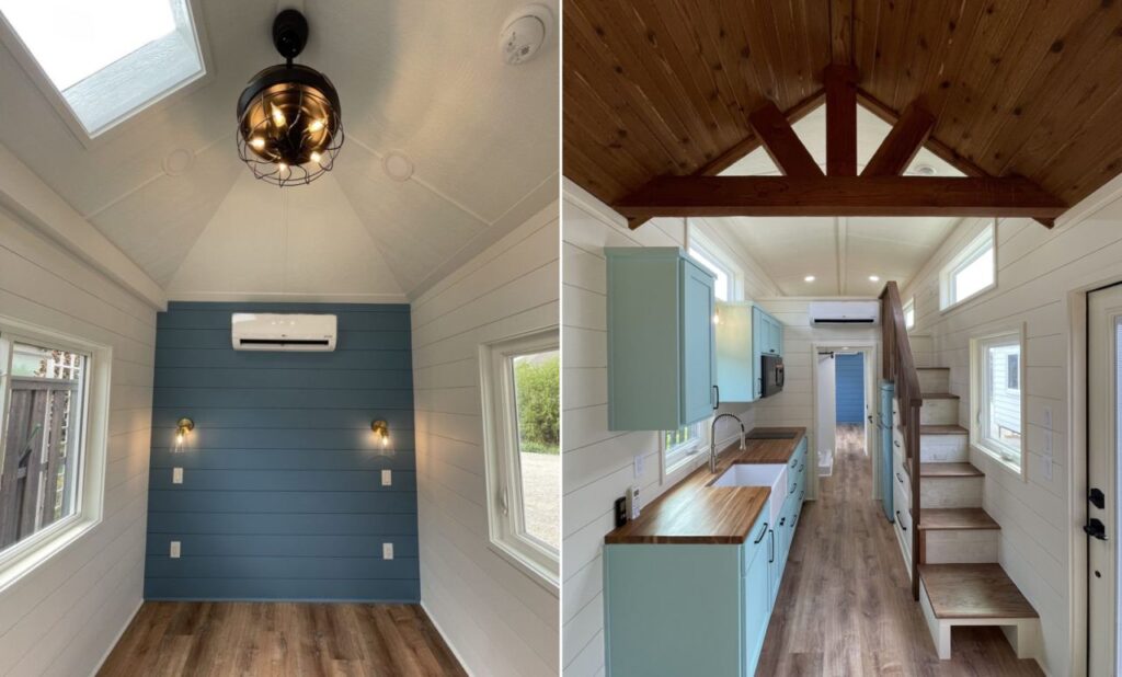 Firefly Tiny House Features Two Bedrooms and a Snug Bathroom