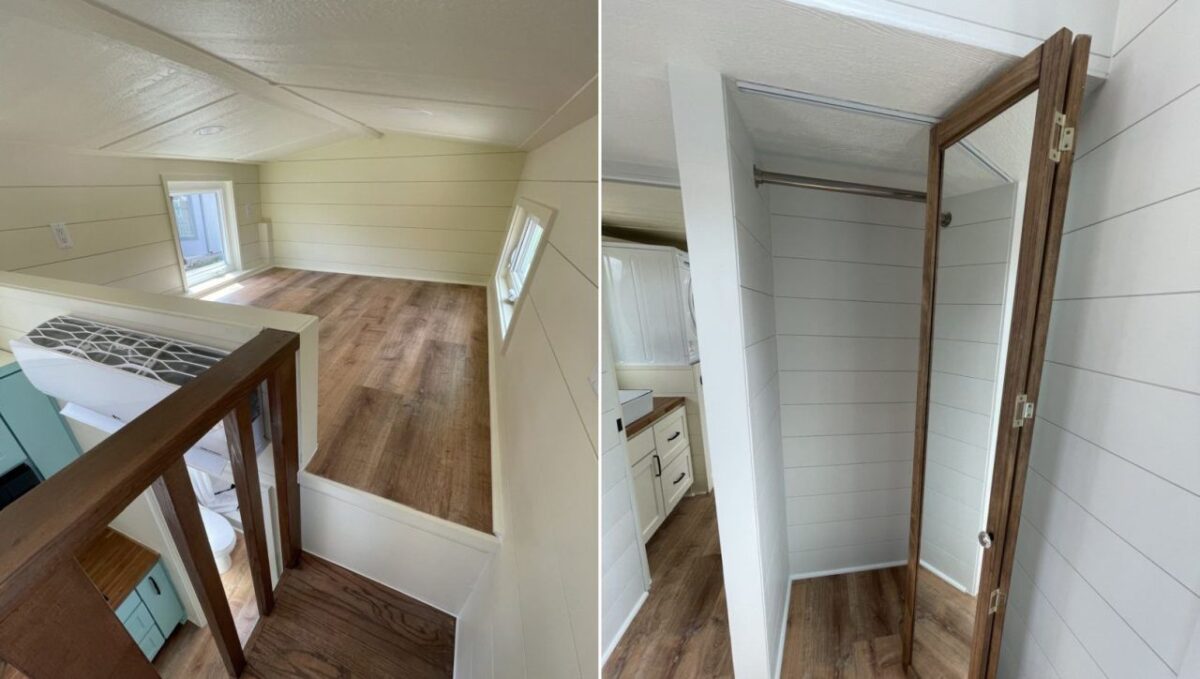 Firefly Tiny House Features Two Bedrooms and a Snug Bathroom