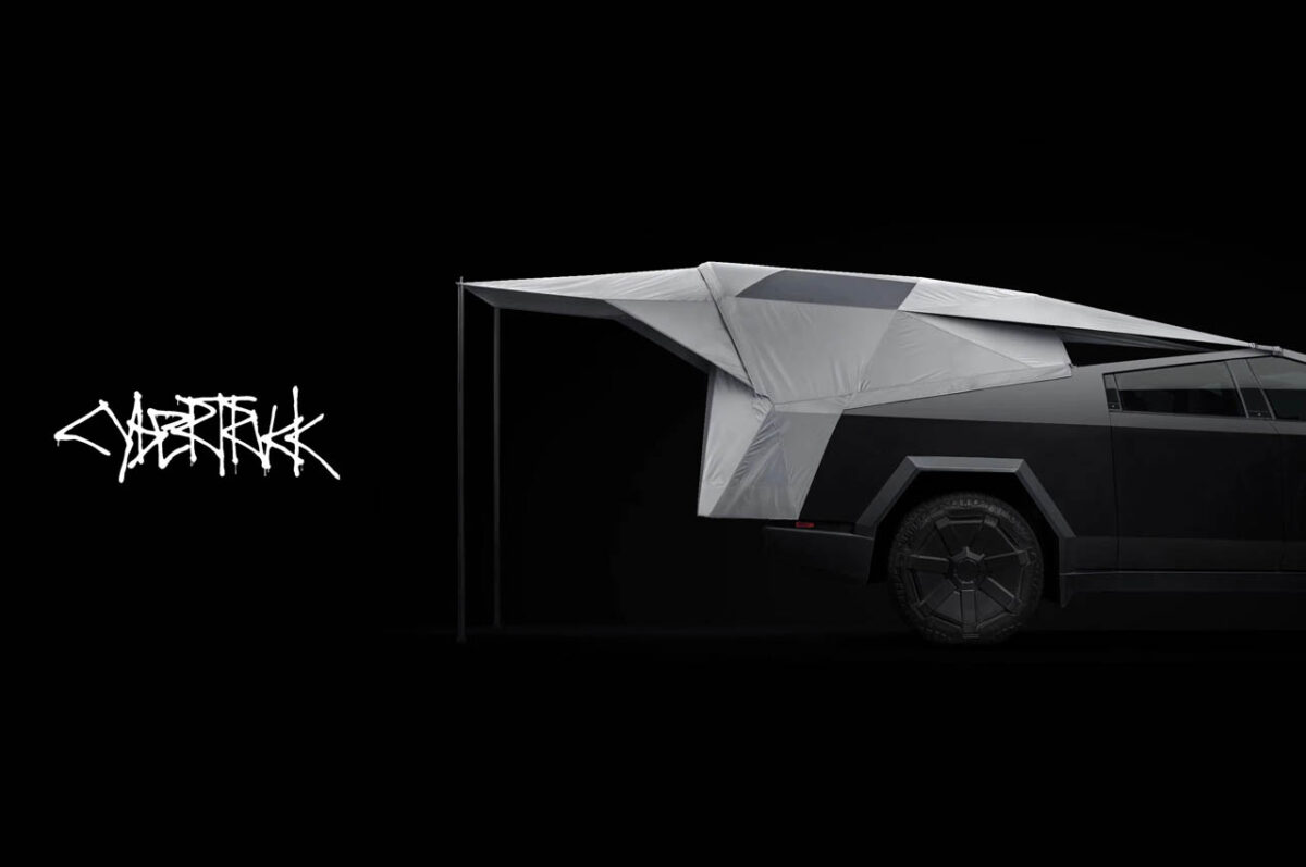 Tesla Cybertruck Becomes a 'Basecamp' With This Geodesic Tent