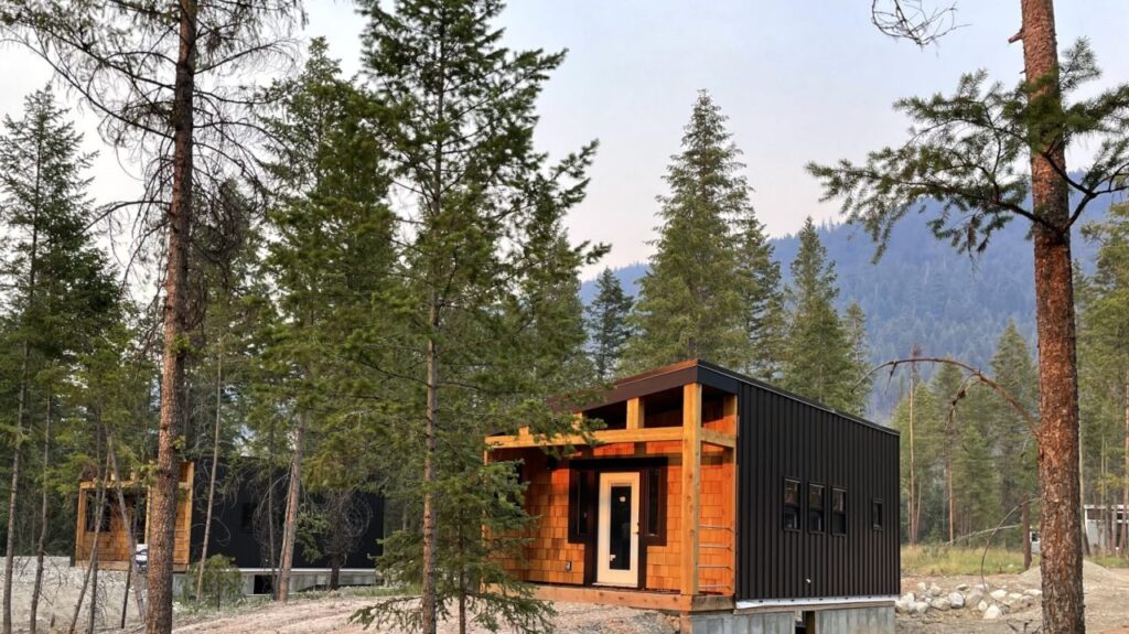 Hemlock Tiny House has Covered Patio and Rapturous Interior