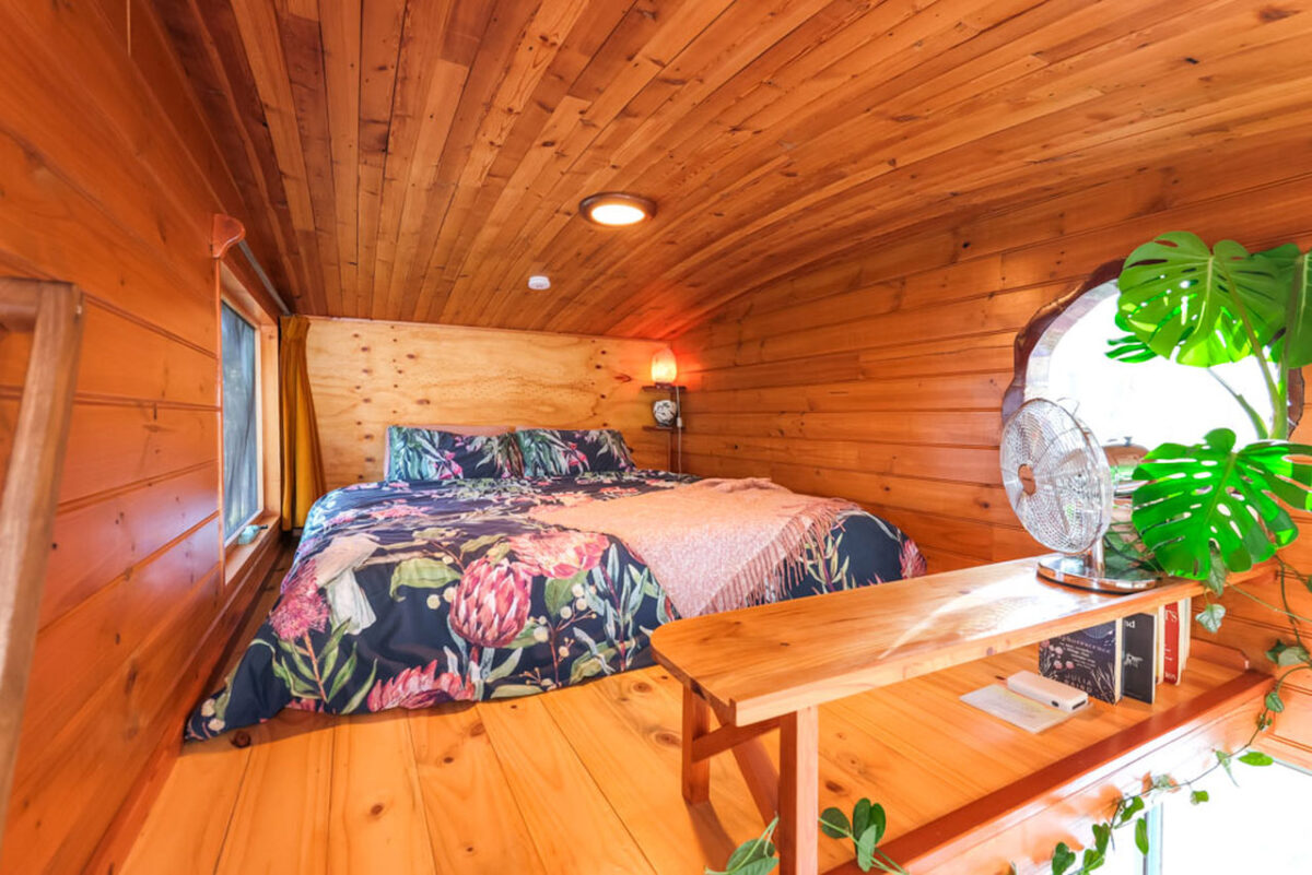Inside-out Tiny House Boasts Creativity and Wooden Interiors