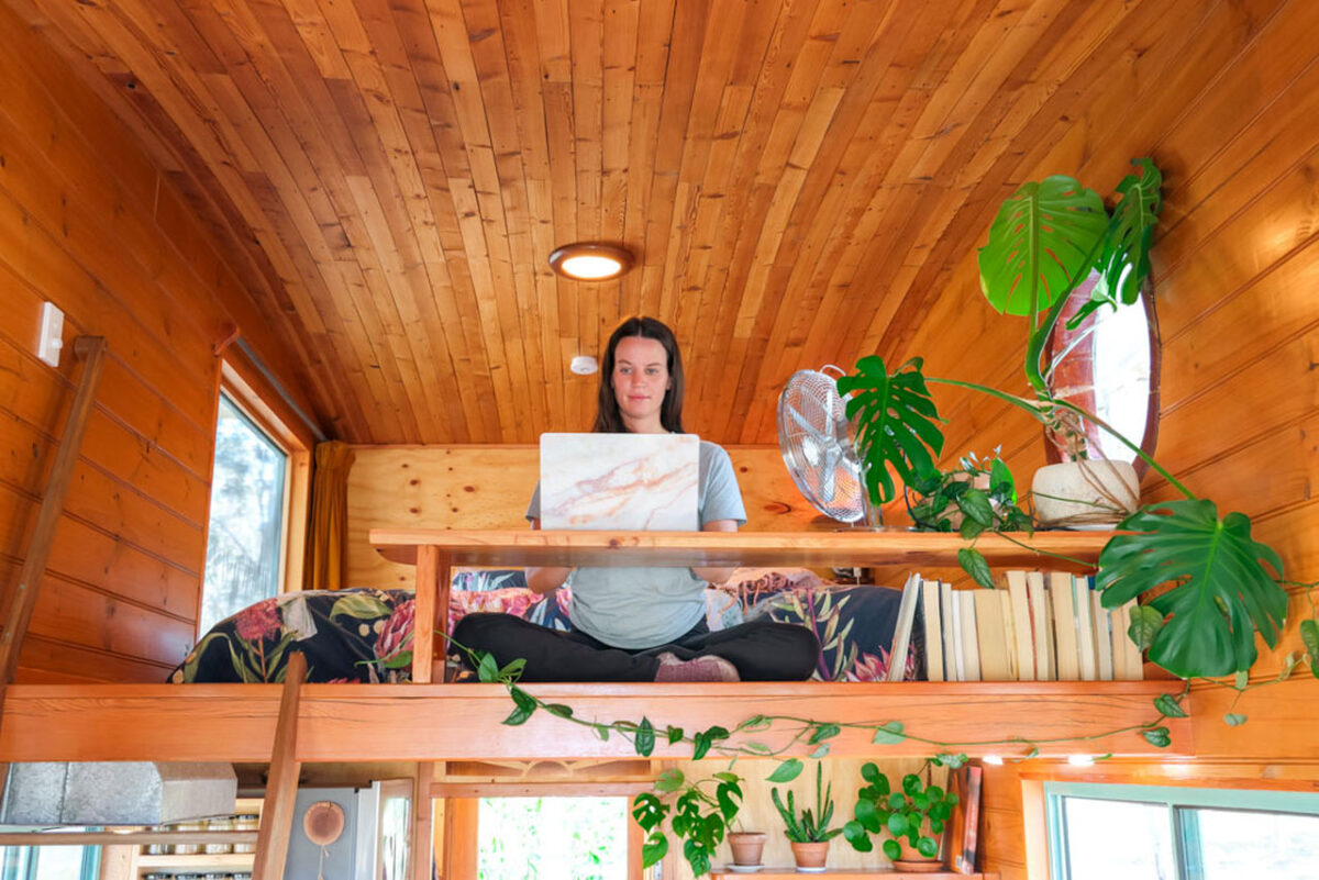 Inside-out Tiny House Boasts Creativity and Wooden Interiors