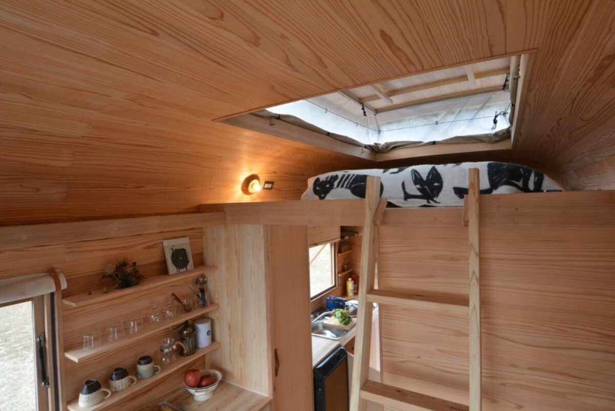 Isana Tiny House of Japan Has Design Inspired by Whale's Belly