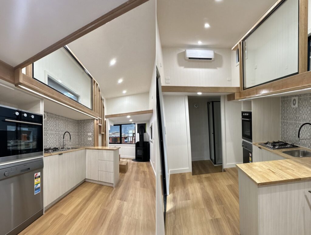 30ft Kallaway Tiny House Sleeps Six in its Dual Loft Configuration