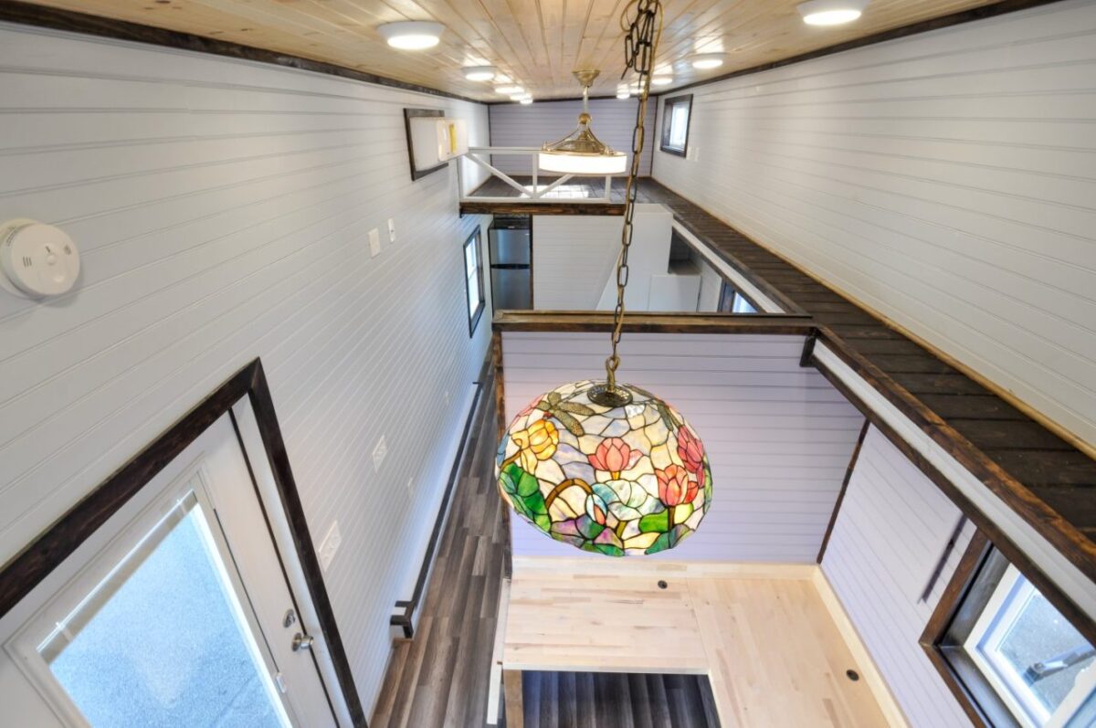 Mulberry Tiny House Divides Interior in Highly-Functional Sections