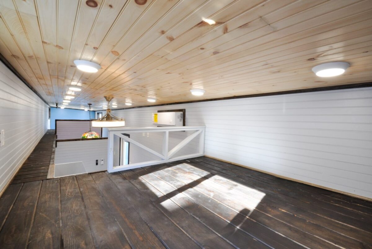 Mulberry Tiny House Divides Interior in Highly-Functional Sections