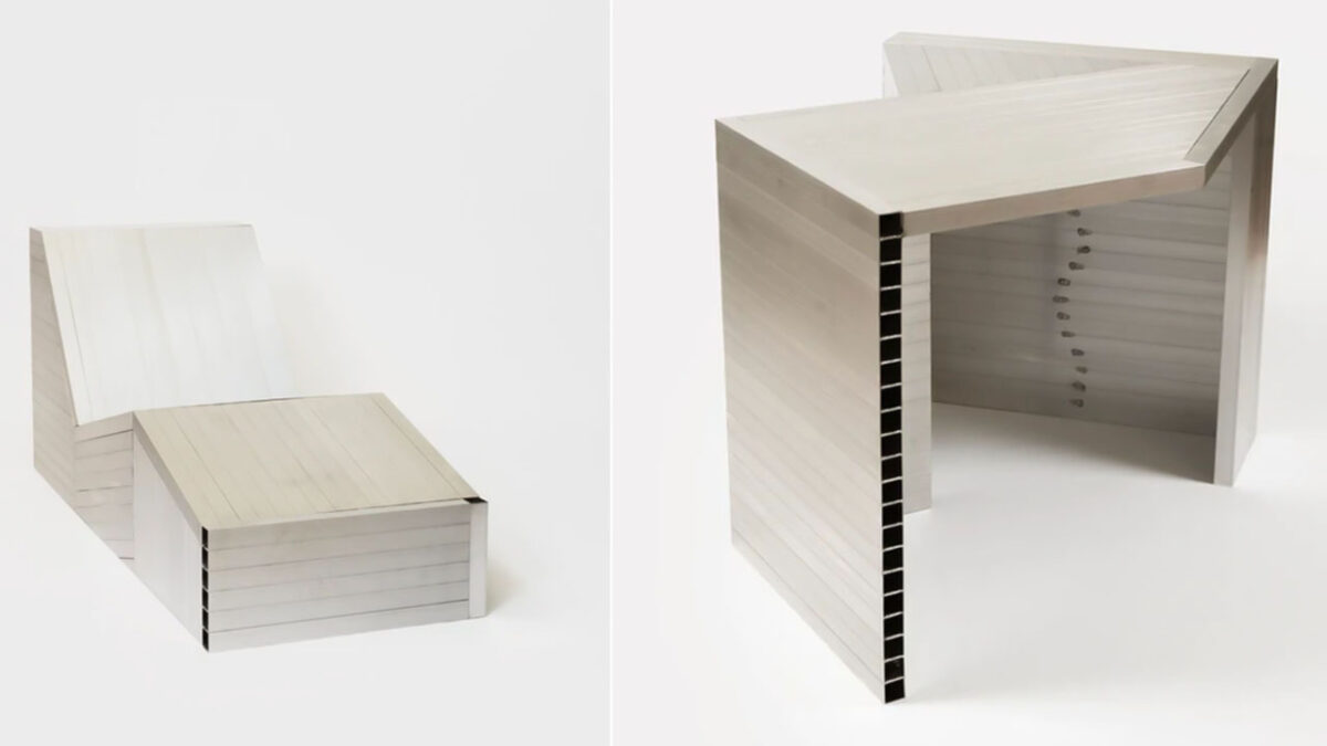 Studio HAOS Gives Playful Touch to Aluminum Furniture
