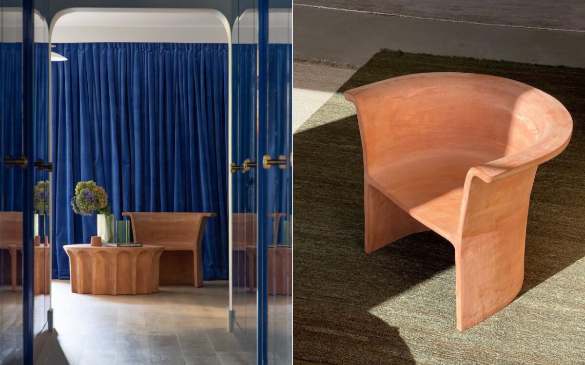 Terracotta Furniture Brings Back Memories of the Ancient Era