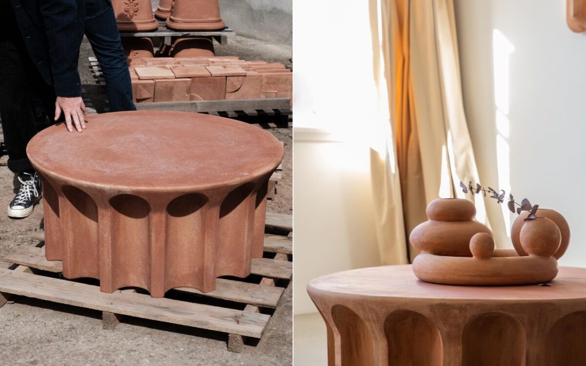 Terracotta Furniture Brings Back Memories of the Ancient Era