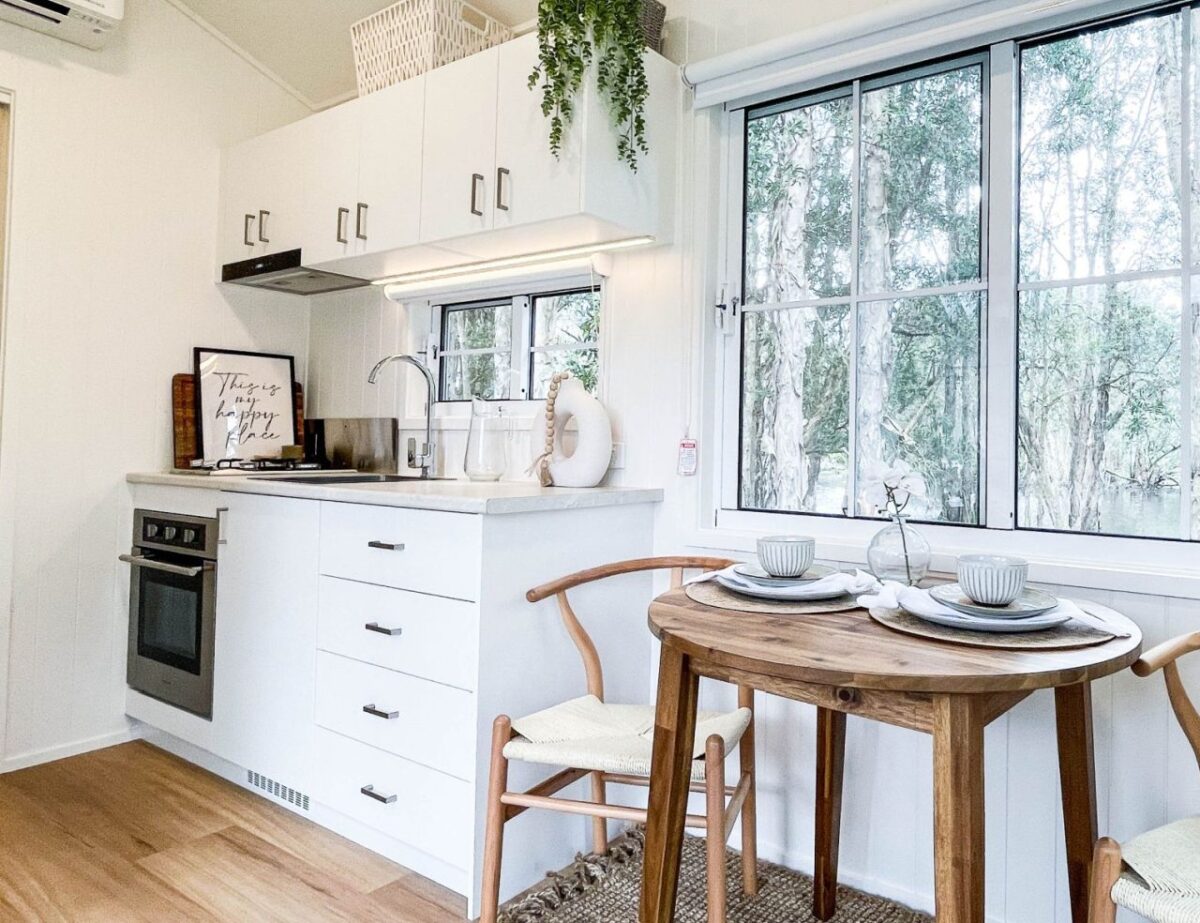 8400GF Tiny House Packs Modern Amenities in 24ft Façade