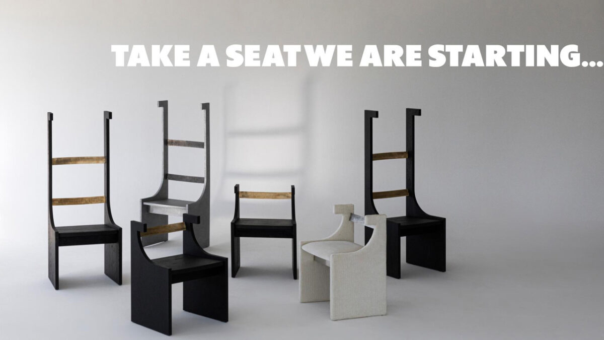 AN and SAN Chairs Have Dramatic Silhouettes With Curves Lines