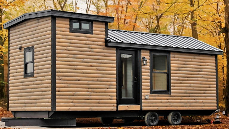 26ft Aspen Tiny House Sleeps Four in its Light-Filler Interior