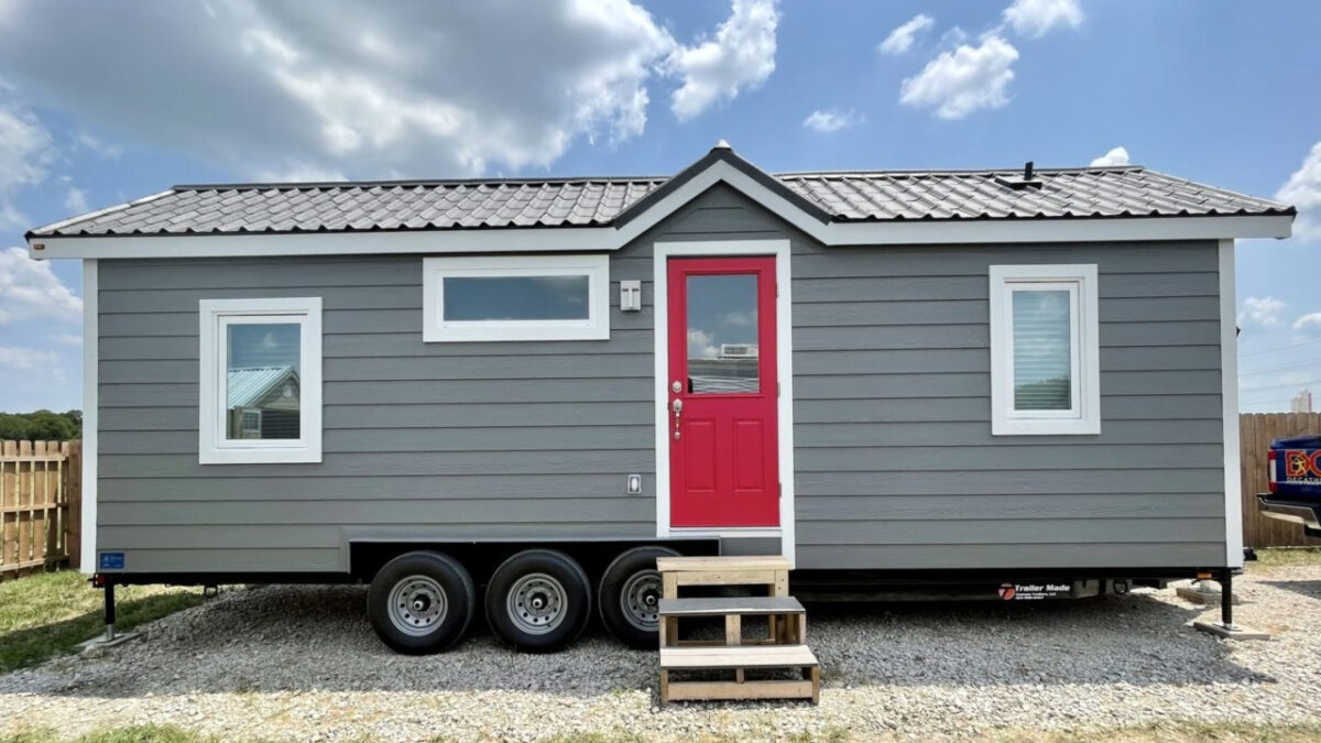 BeeBee Tiny House is a Cozy Hive Sleeping Four in its Interior