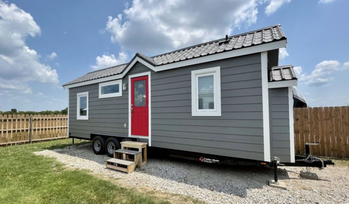 BeeBee Tiny House is a Cozy Hive Sleeping Four in its Interior