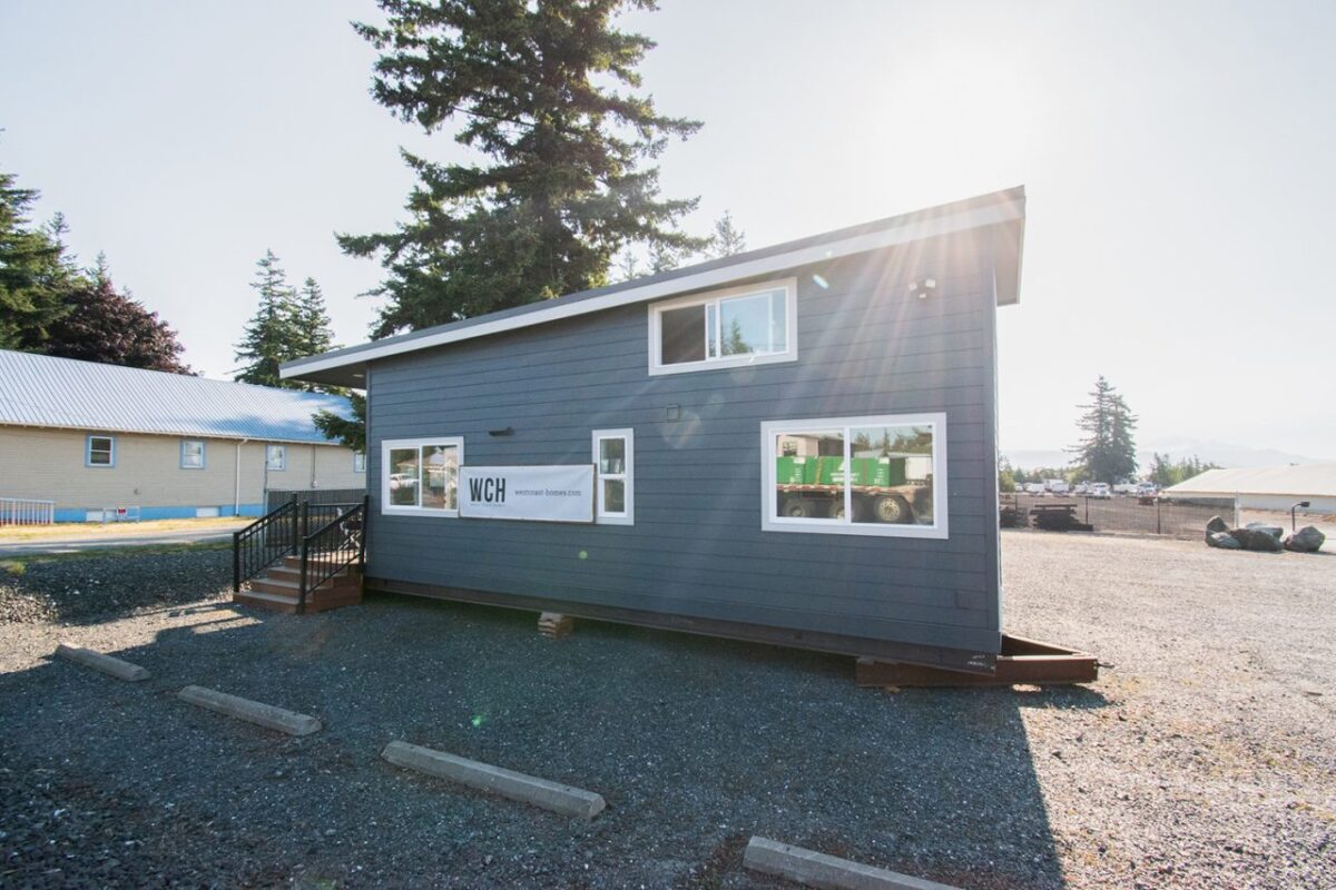 $120K Cascade Tiny House has Covered Porch, Two Bedrooms