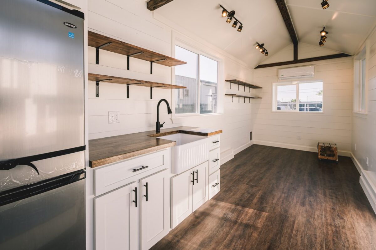 Gallery 30 Tiny House Features Single Loft in Spacious Layout