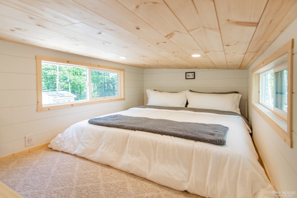 Green Monster Tiny House has Twin Lofts, Gourmet Kitchen