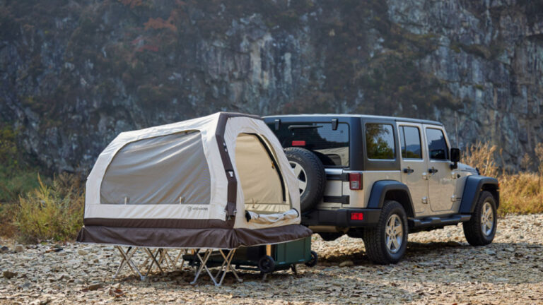 Hitch Home Air Tent Overcomes Shortcomings of Rooftop Tents