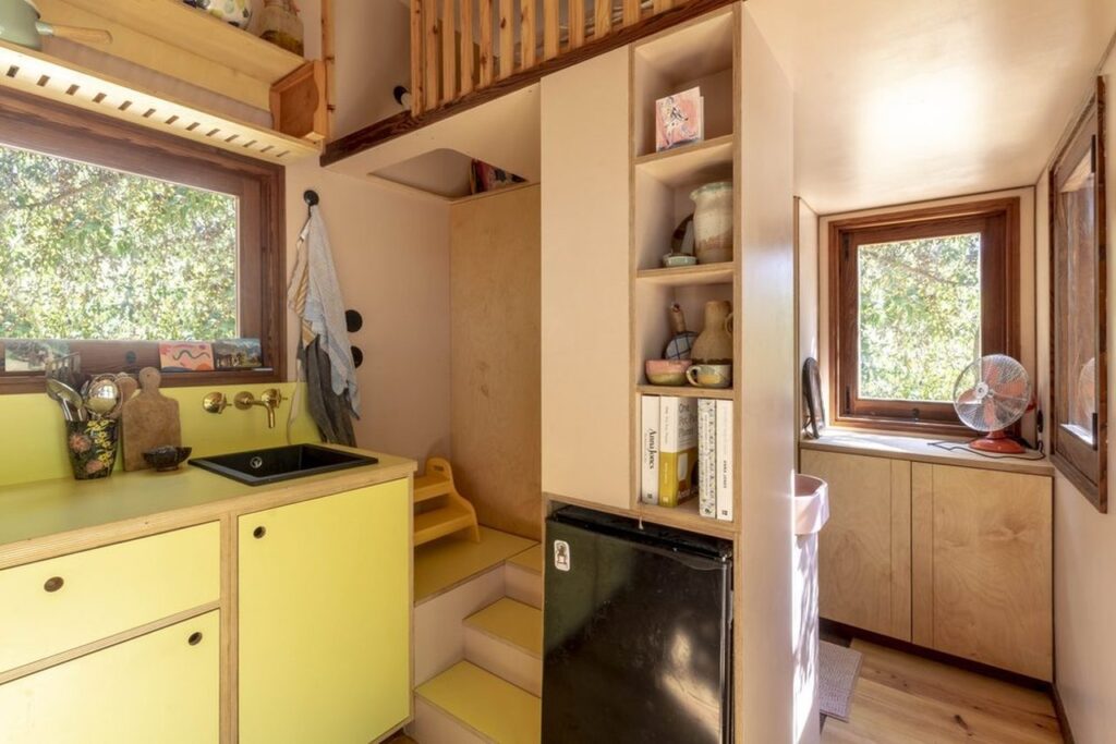 Meco Tiny House has Open-Floor Bedroom, Off-Grid Capabilities