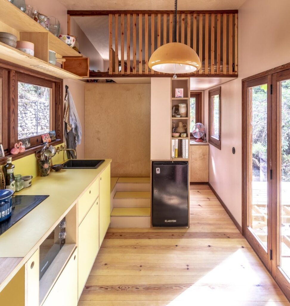 Meco Tiny House has Open-Floor Bedroom, Off-Grid Capabilities