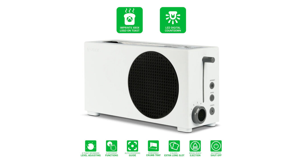 Microsoft Xbox Toaster Imprints iconic Sphere logo on Bread