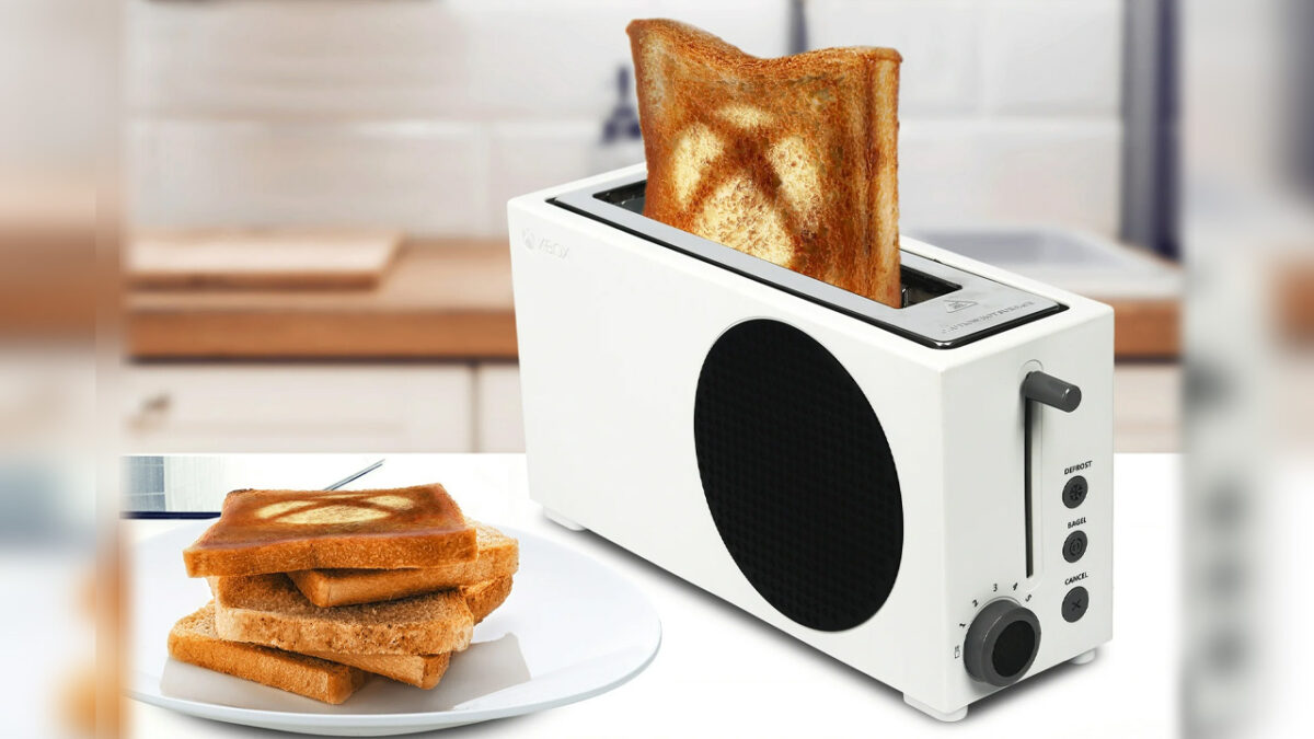 Microsoft Xbox Toaster Imprints iconic Sphere logo on Bread
