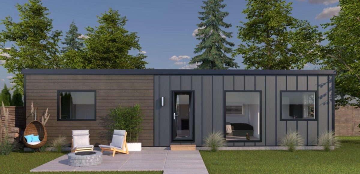 Minimaliste Mini 42 ADU has Two Bedrooms in Humungous Interior