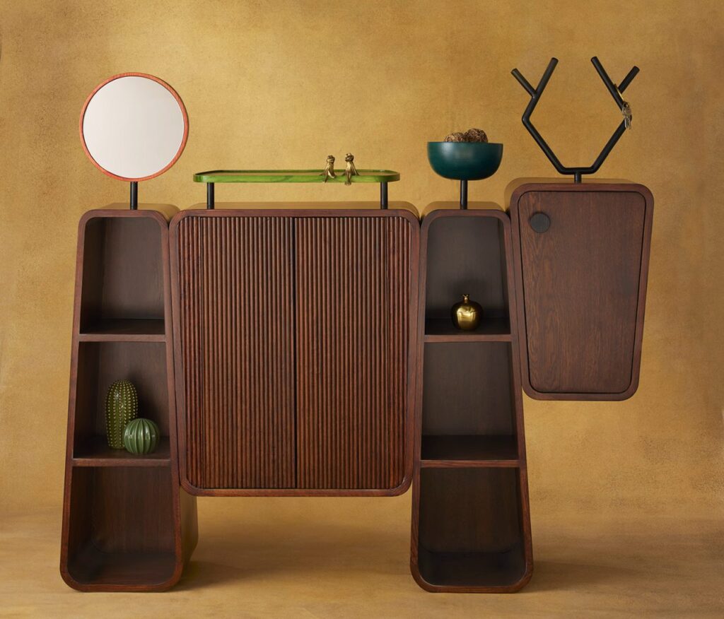 Moose Cabinet Sideboard Brings Wild Charm to Your Home