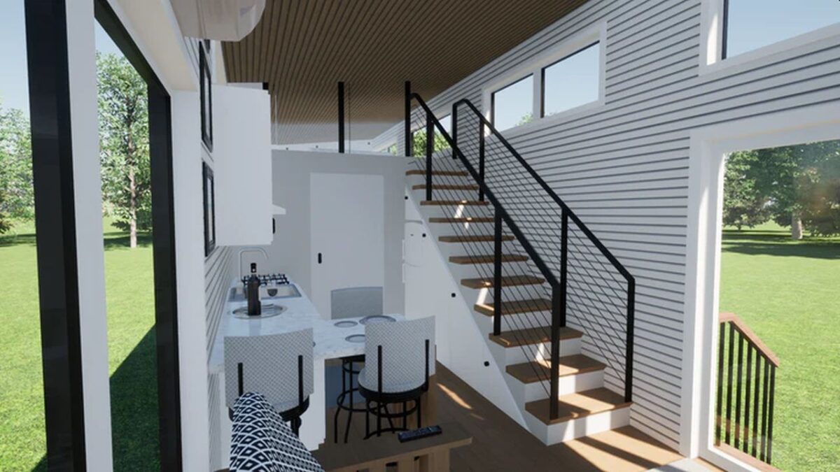 35ft Muskoka Tiny House Packs a Punch for Versatile Lifestyles