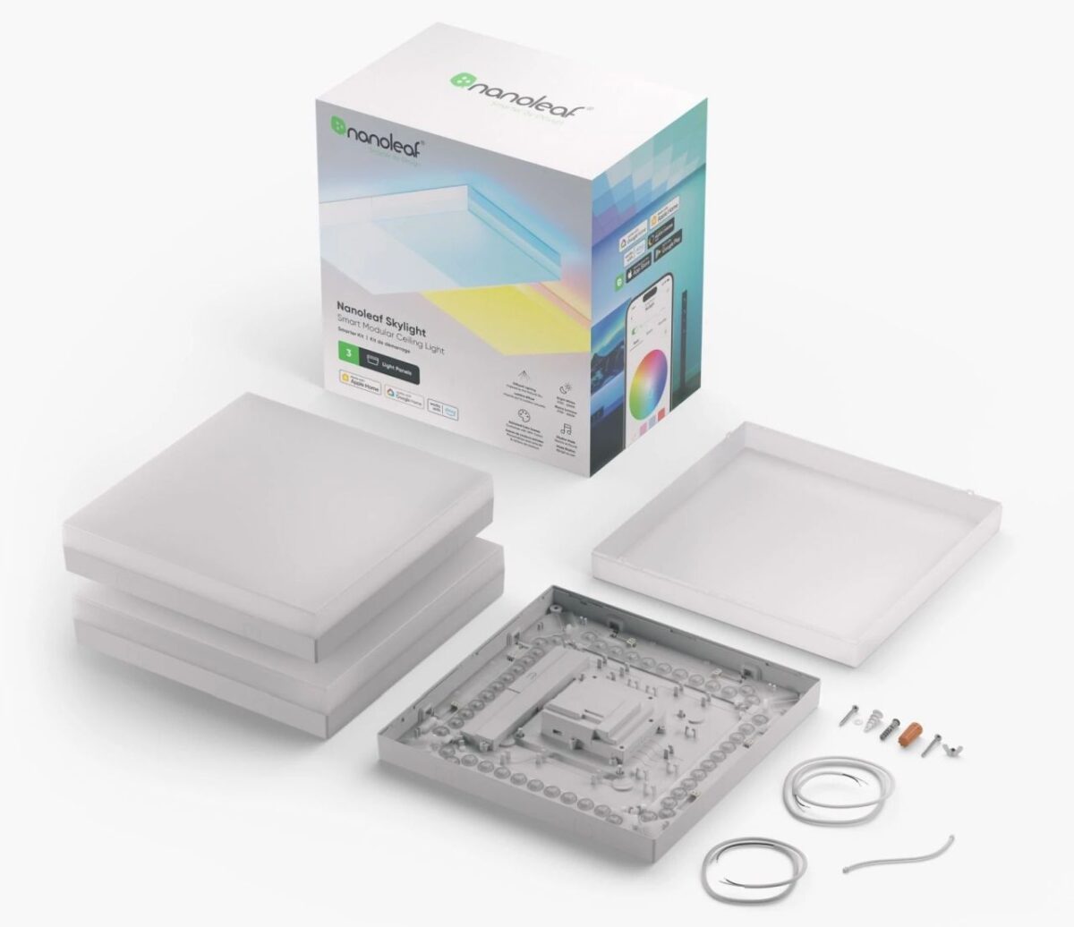 Nanoleaf Skylight Ceiling-Mounted Modular Lights Debut at CES