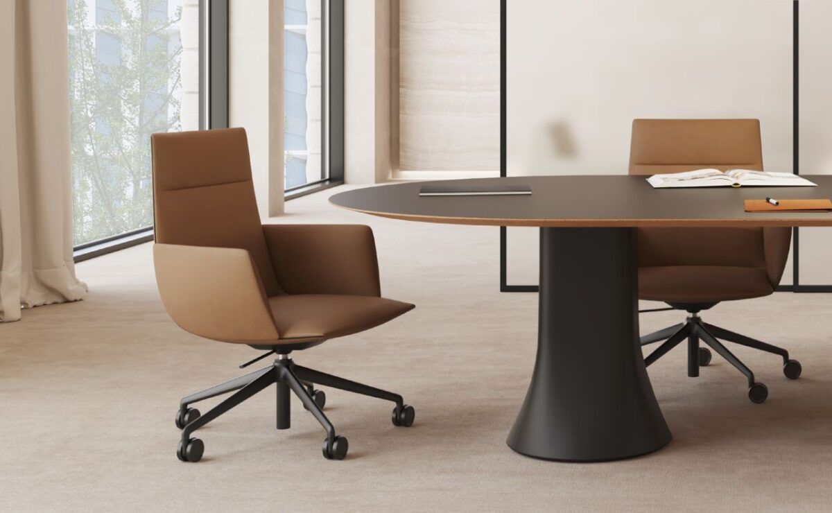 Noha Chair With Folded Pillow-Inspired Shape Hugs Seater's Form