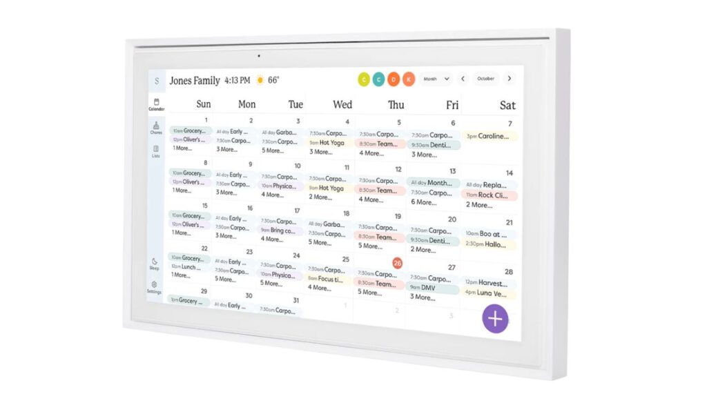 Skylight Cal Max 27-in Display is Smart Calendar and Photo Frame
