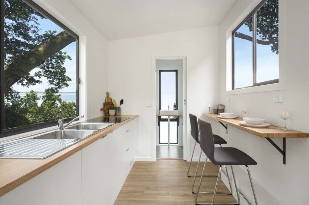 Sunset Tiny House Flaunts big Windows, Open-Floor Layout