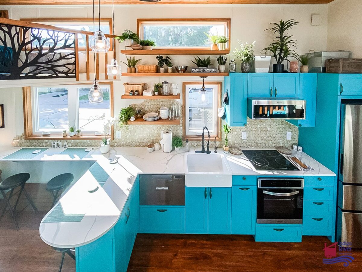 3-Bedroom Tree Tiny House Features Balcony, Large Living Space