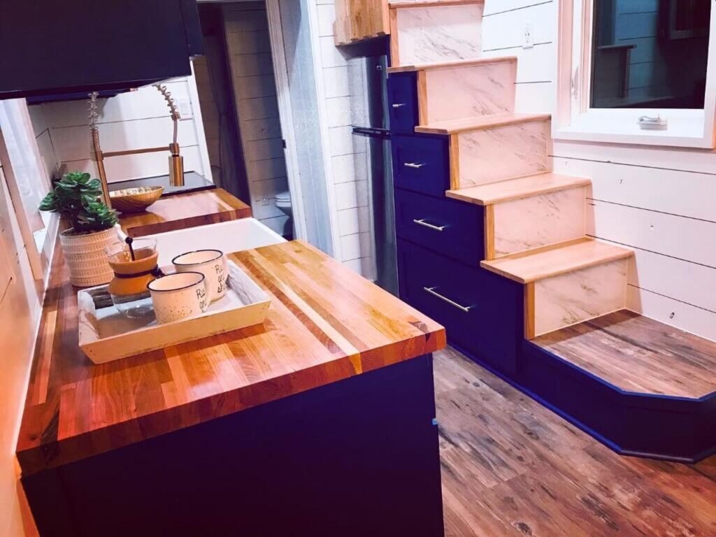 24ft Zeus Tiny House Boasts Chic Interiors With Eclectic Palette