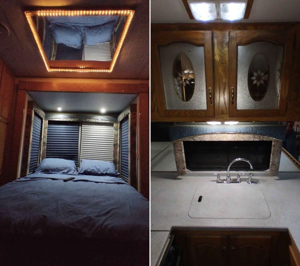 1999 Kingsley Coach Motorhome is Vintage Classic Pink Beauty