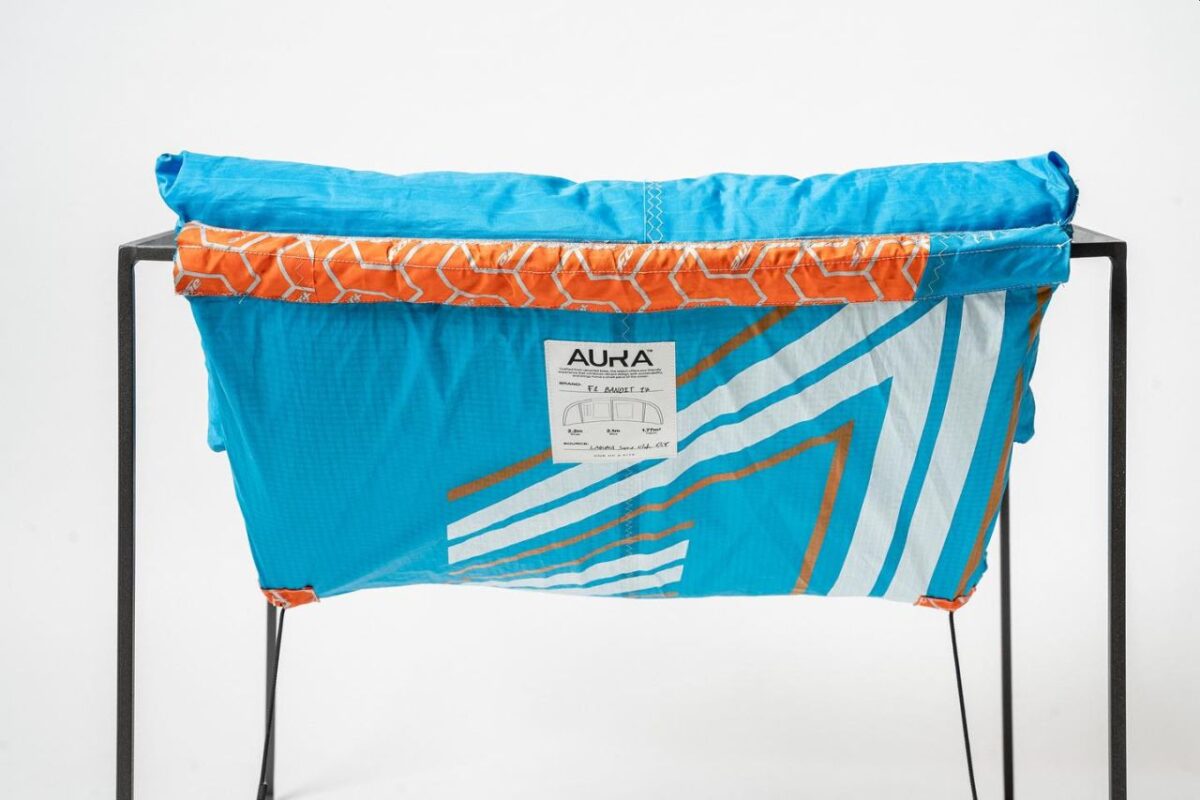 Kitesurfing Waste Finds New Identity in Eye-Catching Aura Chairs