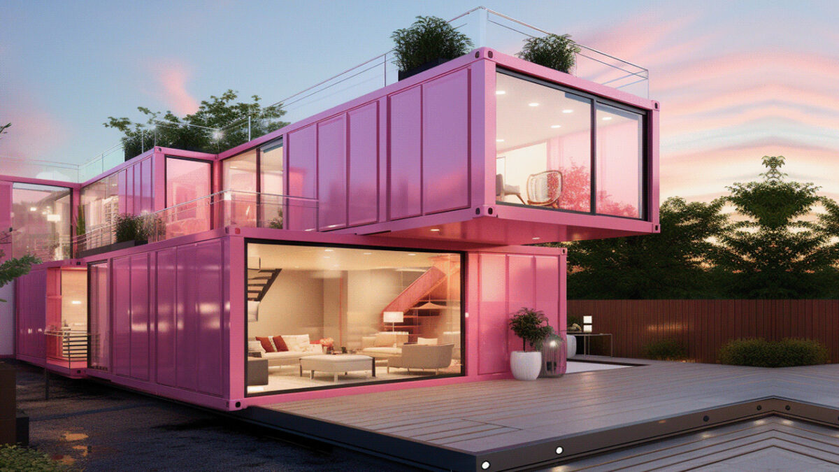 Barbie-Themed Container Homes Tell Tales of the Pink Fantasy