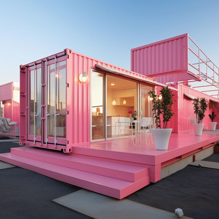 Barbie-Themed Container Homes Tell Tales of the Pink Fantasy