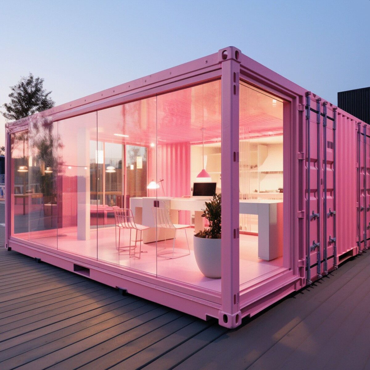 Barbie-Themed Container Homes Tell Tales of the Pink Fantasy