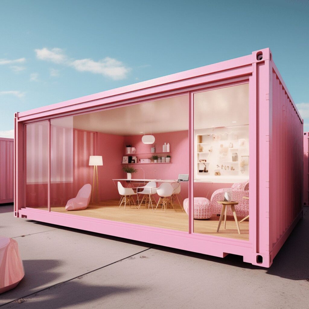 Barbie-Themed Container Homes Tell Tales of the Pink Fantasy