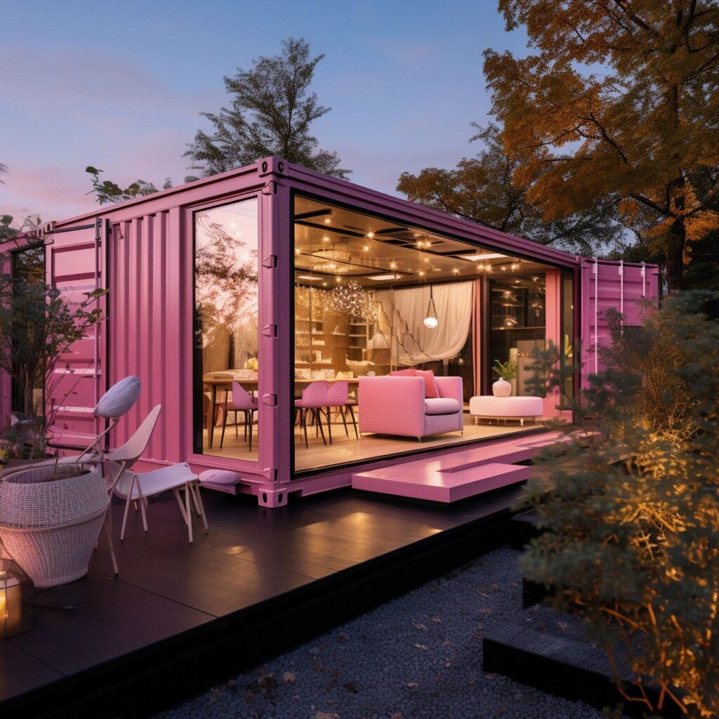 Barbie-Themed Container Homes Tell Tales of the Pink Fantasy