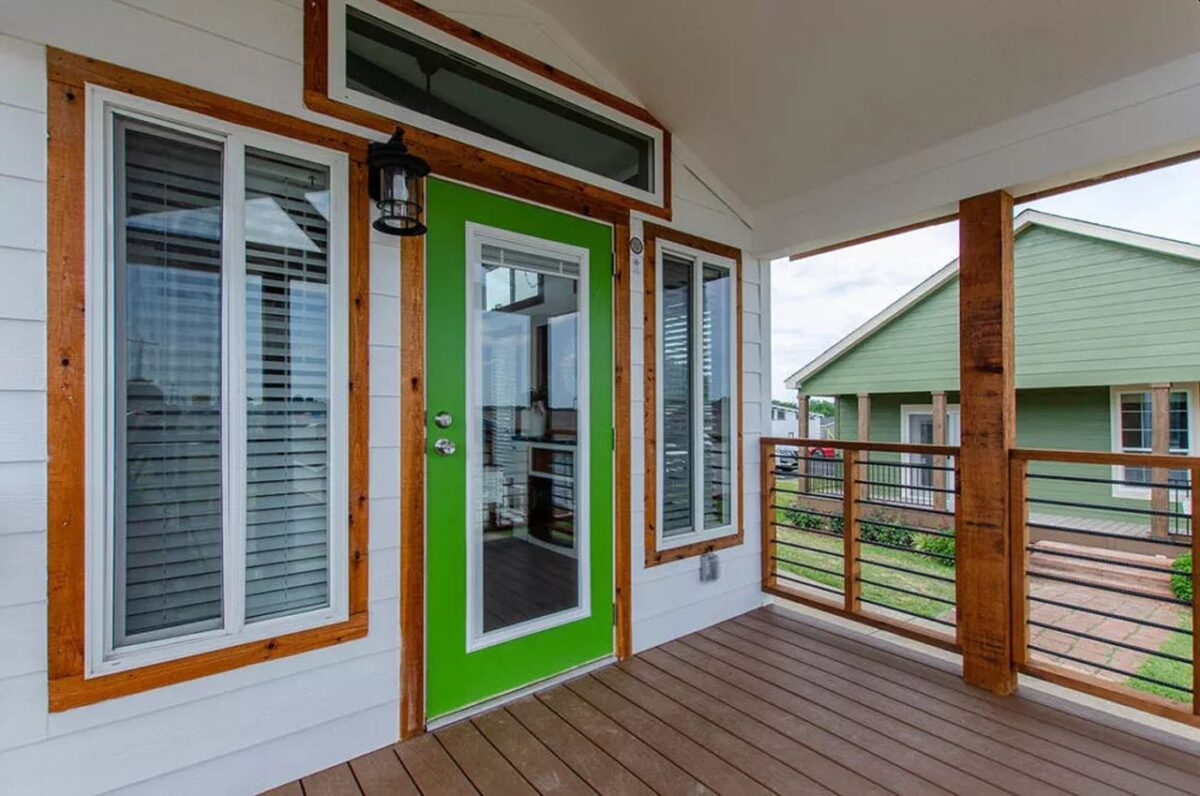 Dallas Tiny House Features Much-Coveted Dual Porch Factor