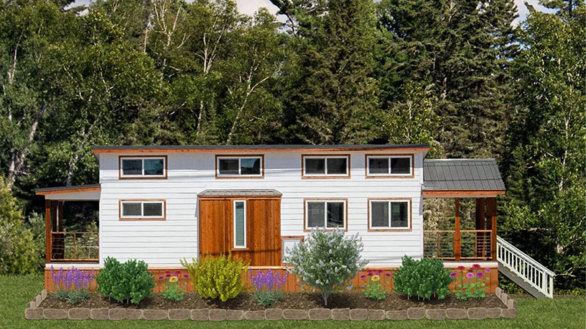 Dallas Tiny House Features Much-Coveted Dual Porch Factor