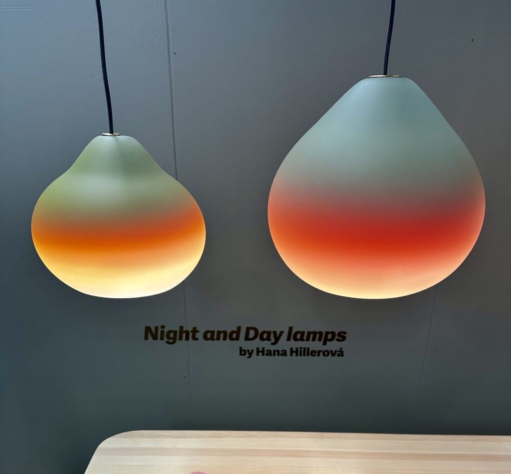 Night and Day Lamps With Curvaceous Shapes & Ombre Shades