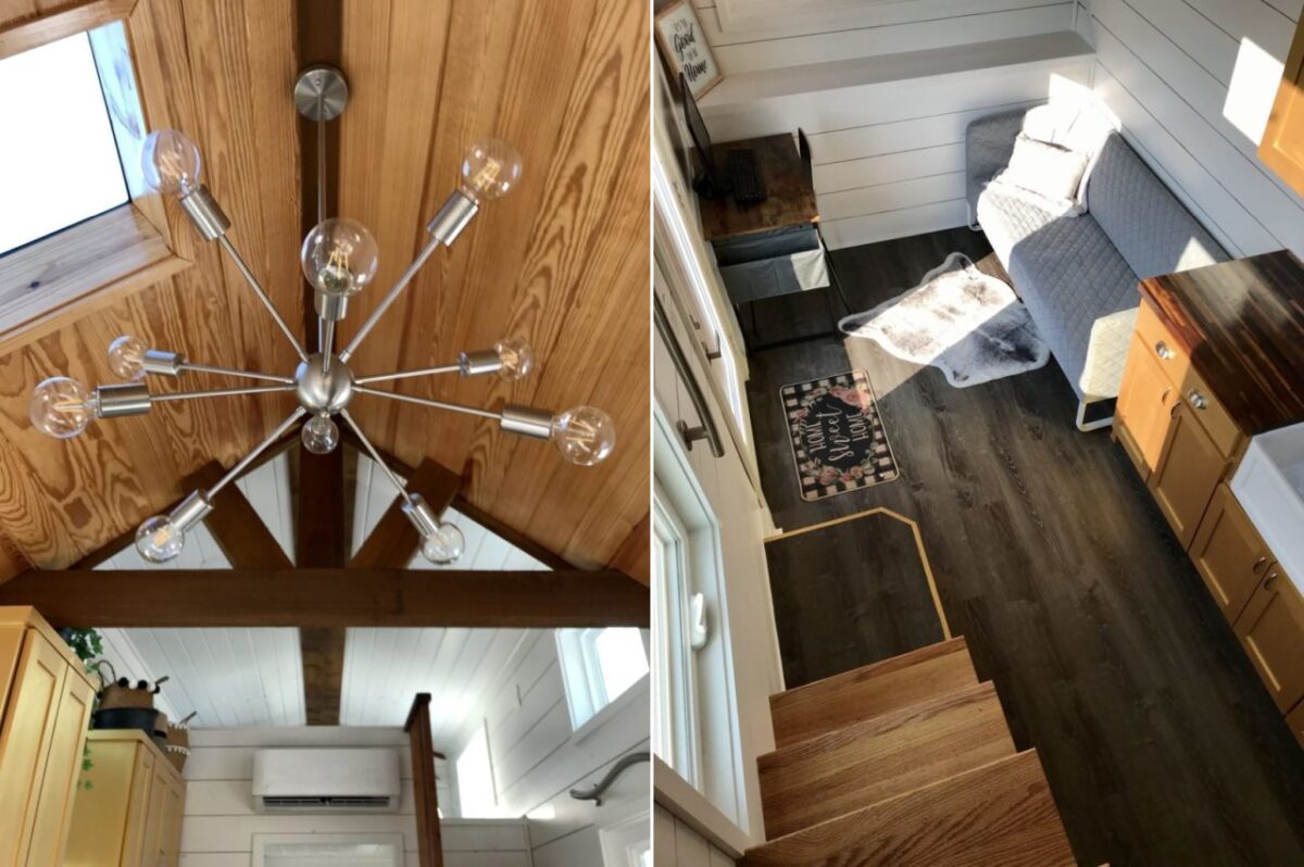 24ft Jodi Tiny House Provides Golden Space for Remote Work