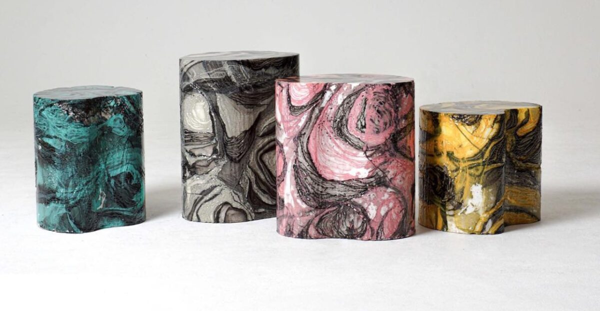 Styrofoam Stools Will Add Color and Pattern to Your Space