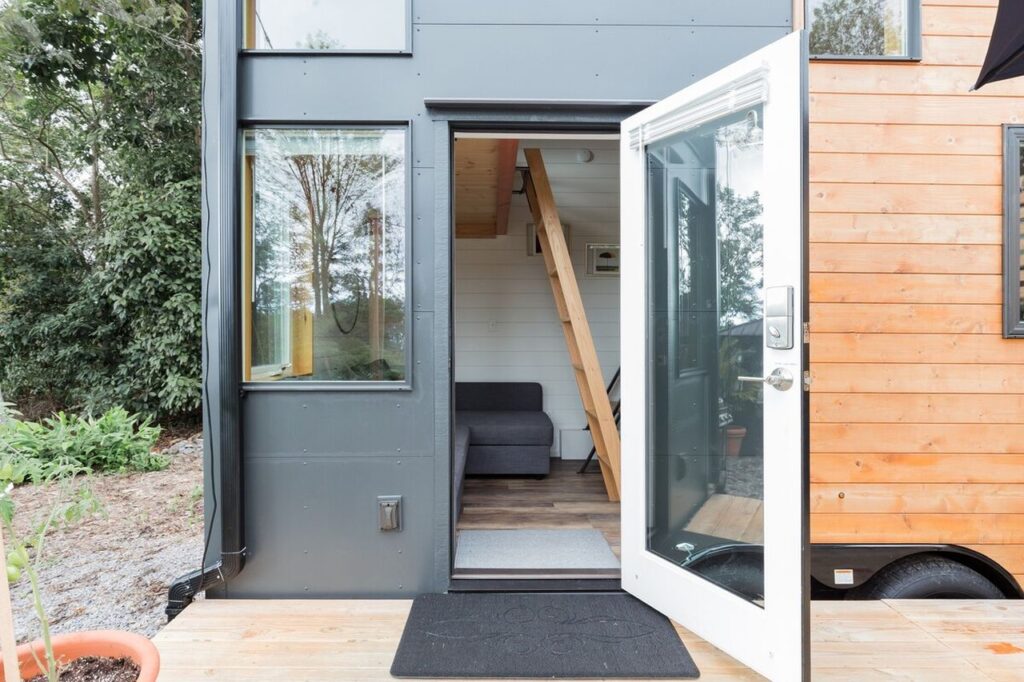 Lehua Tiny House Features Twin Lofts and Drop-Down TV