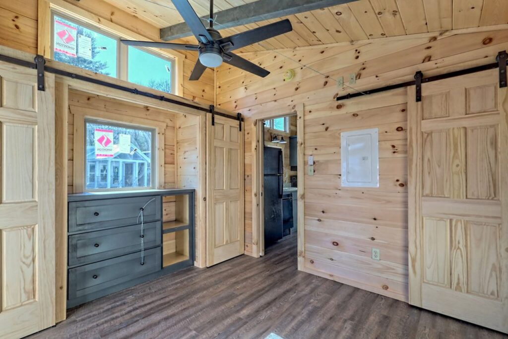 Maddox Tiny House Features Dual Porch, Exudes Cottage Charm